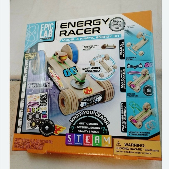 epic lab | Toys | Nwt Epic Lab Energy Racer Steam Toy | Poshmark